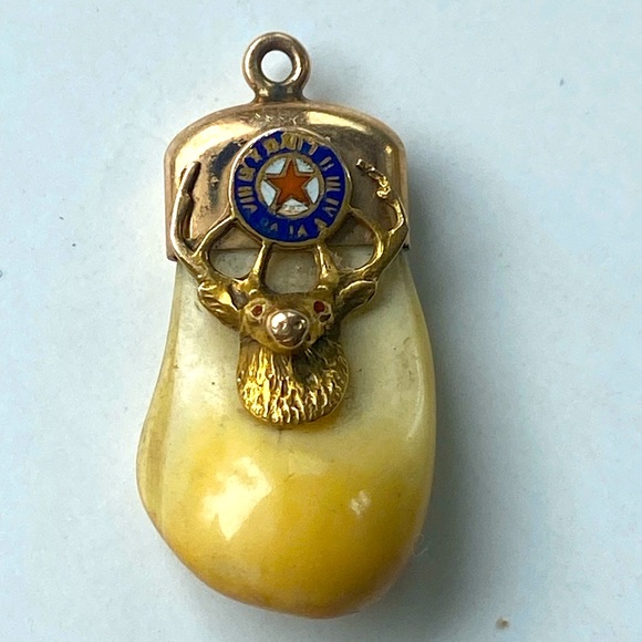 Jewelry | Rare Bpoe 14k Yellow Gold Elks Tooth Pendant | Poshmark